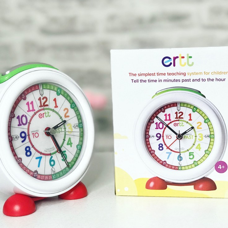 Learning to tell the time with Easy Read Time Teacher Clocks