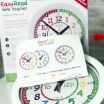 Learning to tell the time with Easy Read Time Teacher Clocks